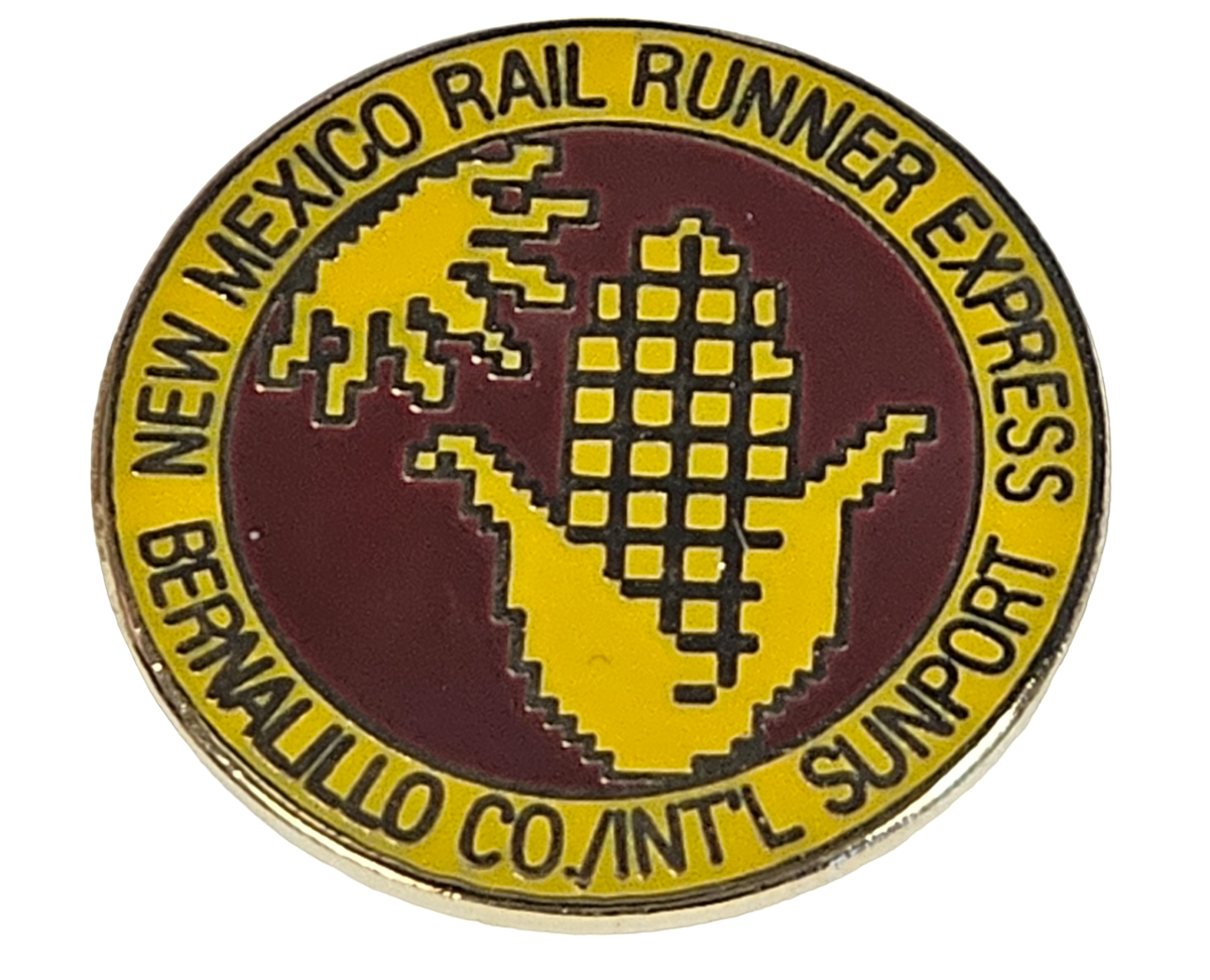 Bernalillo County/ International Sunport Station Pin – NMRailrunnerstore