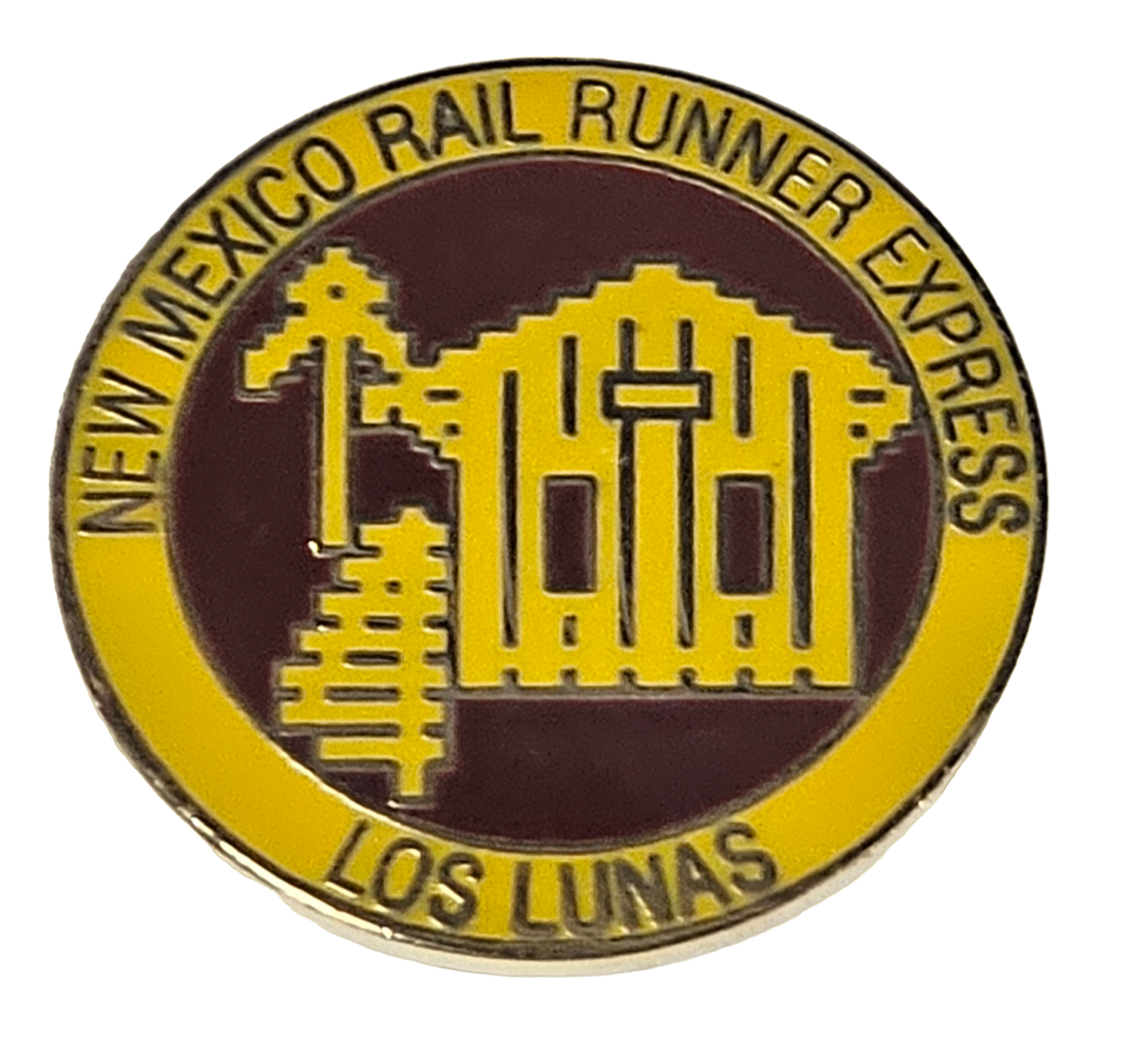 Los Lunas Station Pin – NMRailrunnerstore