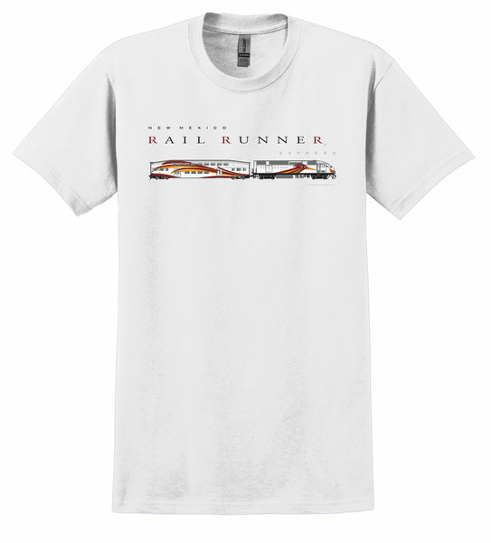 Rail Runner Route Map Adult T-Shirt – NMRailrunnerstore