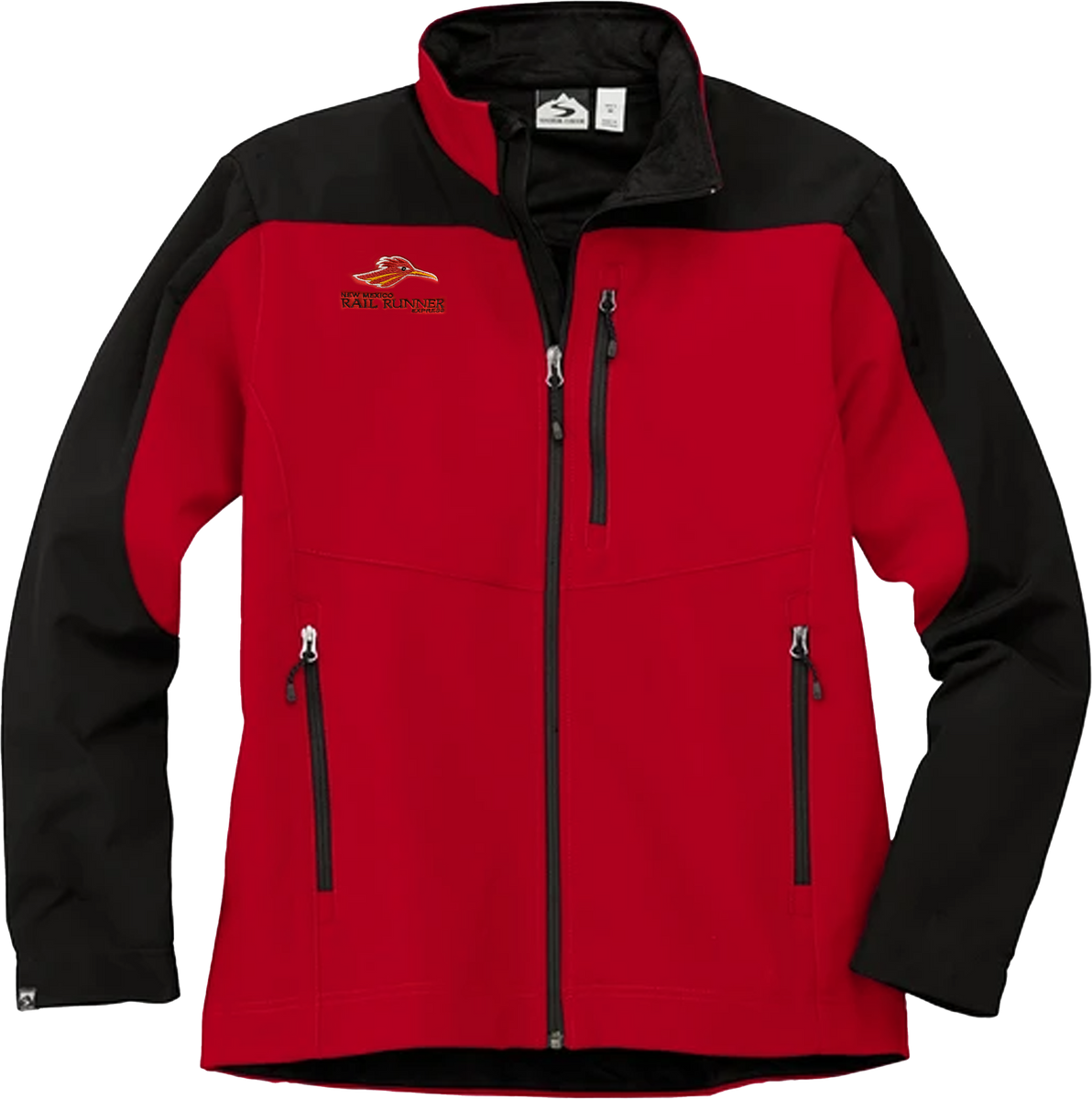 Rail Runner Express Black/Red Soft-Shell Jacket – NMRailrunnerstore